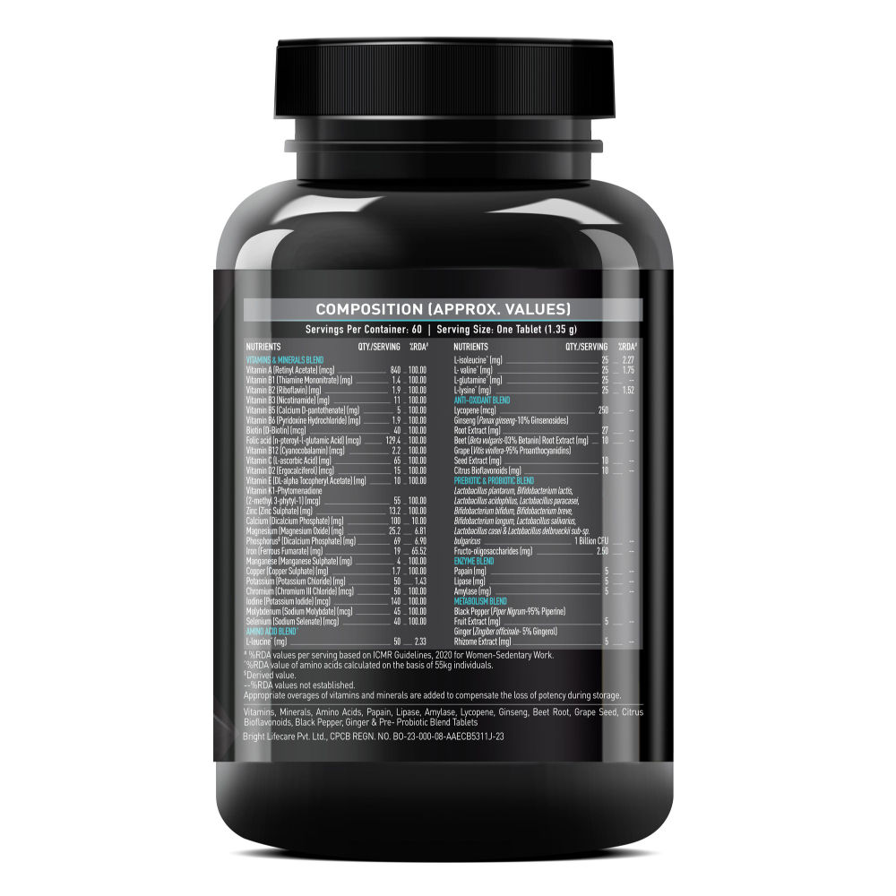 Buy MuscleBlaze Biozyme Performance Whey Protein, Mb-Vite Multivitamin ...