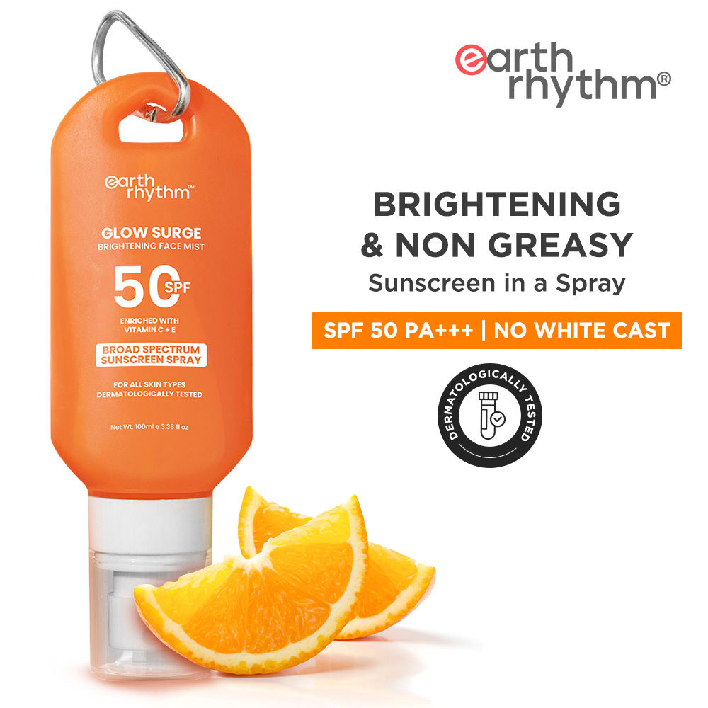 Buy Earth Rhythm Glow Surge Sunscreen Spray SPF 50 Online