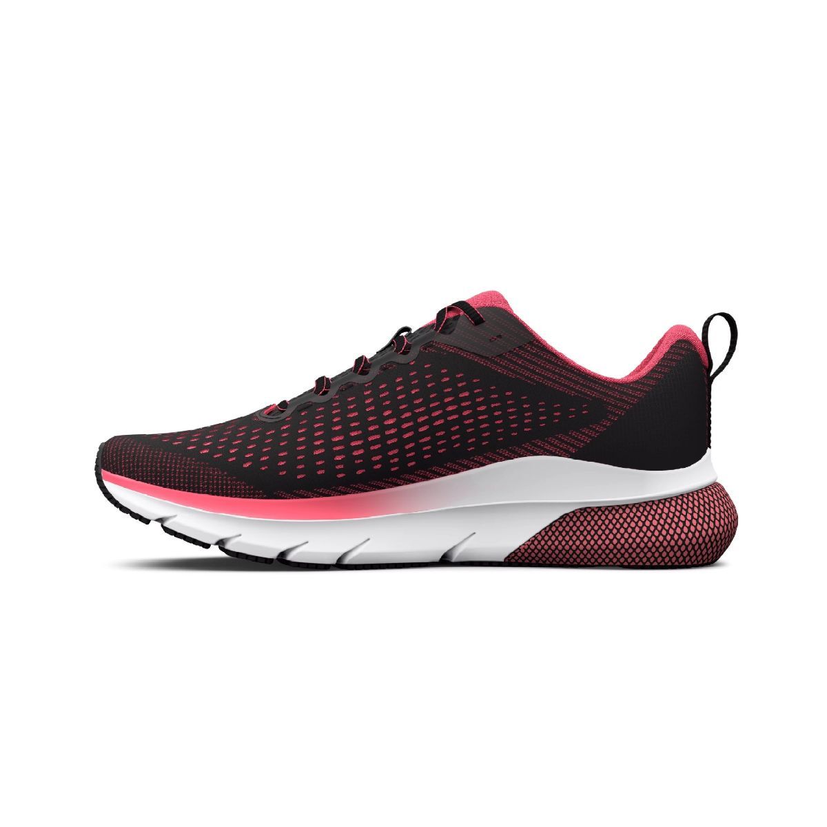 Buy Under Armour Women W HOVR Turbulence Black & Red Running Shoes Online