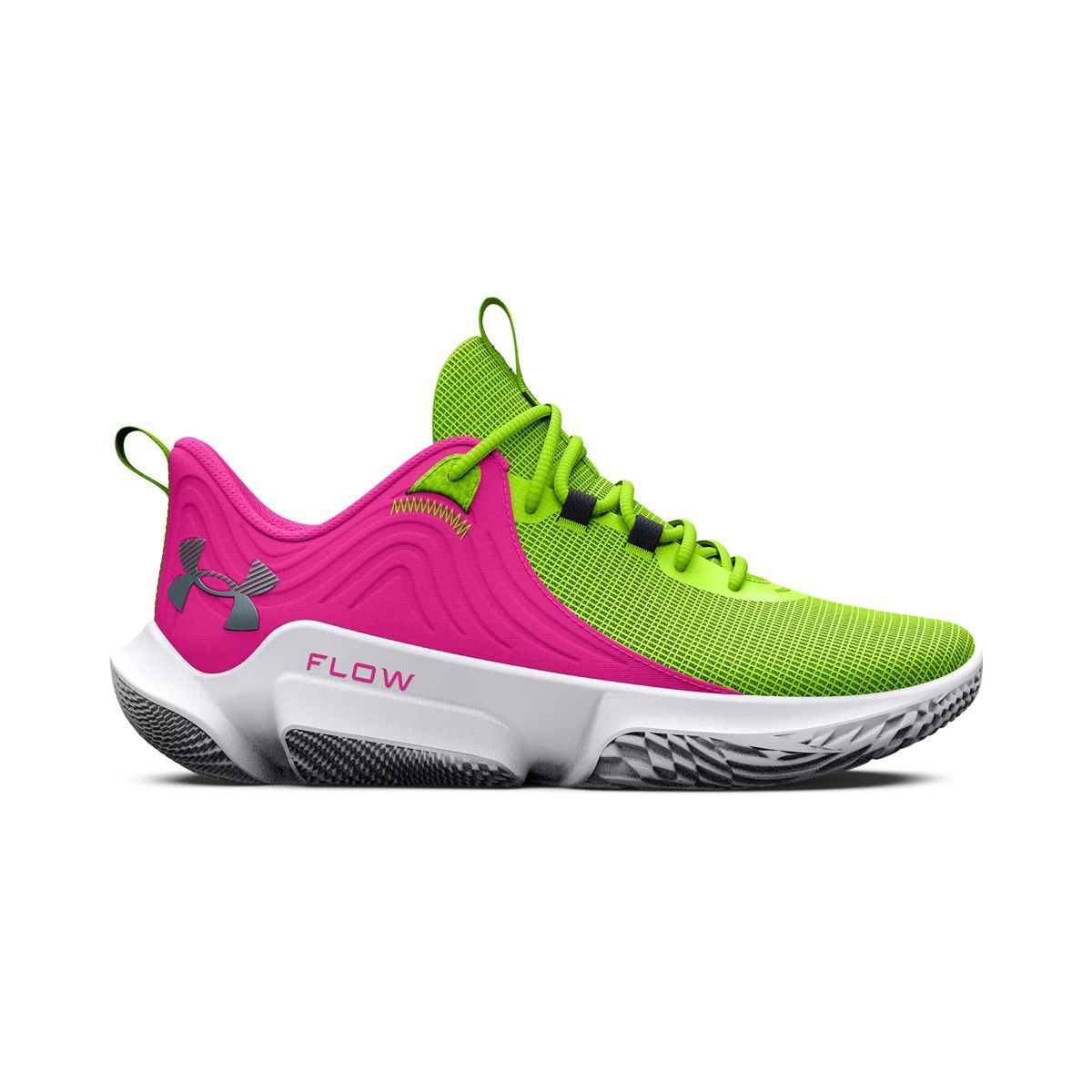 Buy Under Armour Men FLOW FUTR X 2 MM Green Pink Basketball Shoes Online