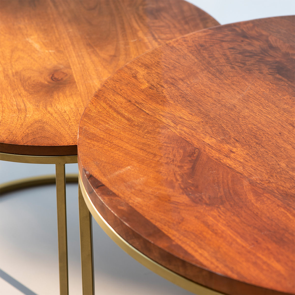 Buy The Decor Remedy Lucy Wooden Center Tables -Set of 3 Online