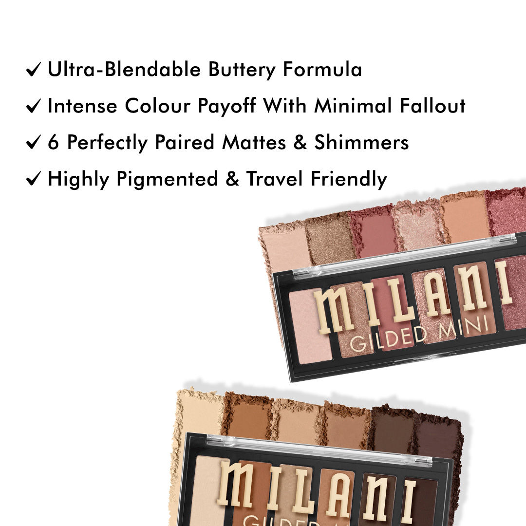 Buy Milani Gilded Mini Eyeshadow Quads Online