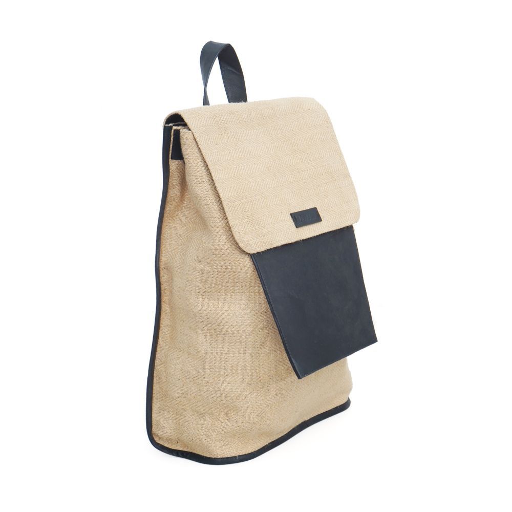 Buy Diwaah Beige Jute Backpacks Online
