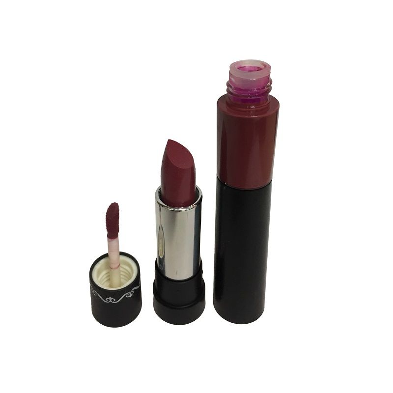 Buy Sedell Paris Matte Lips 2 In 1 Long Lasting Purple Brown Gloss and ...