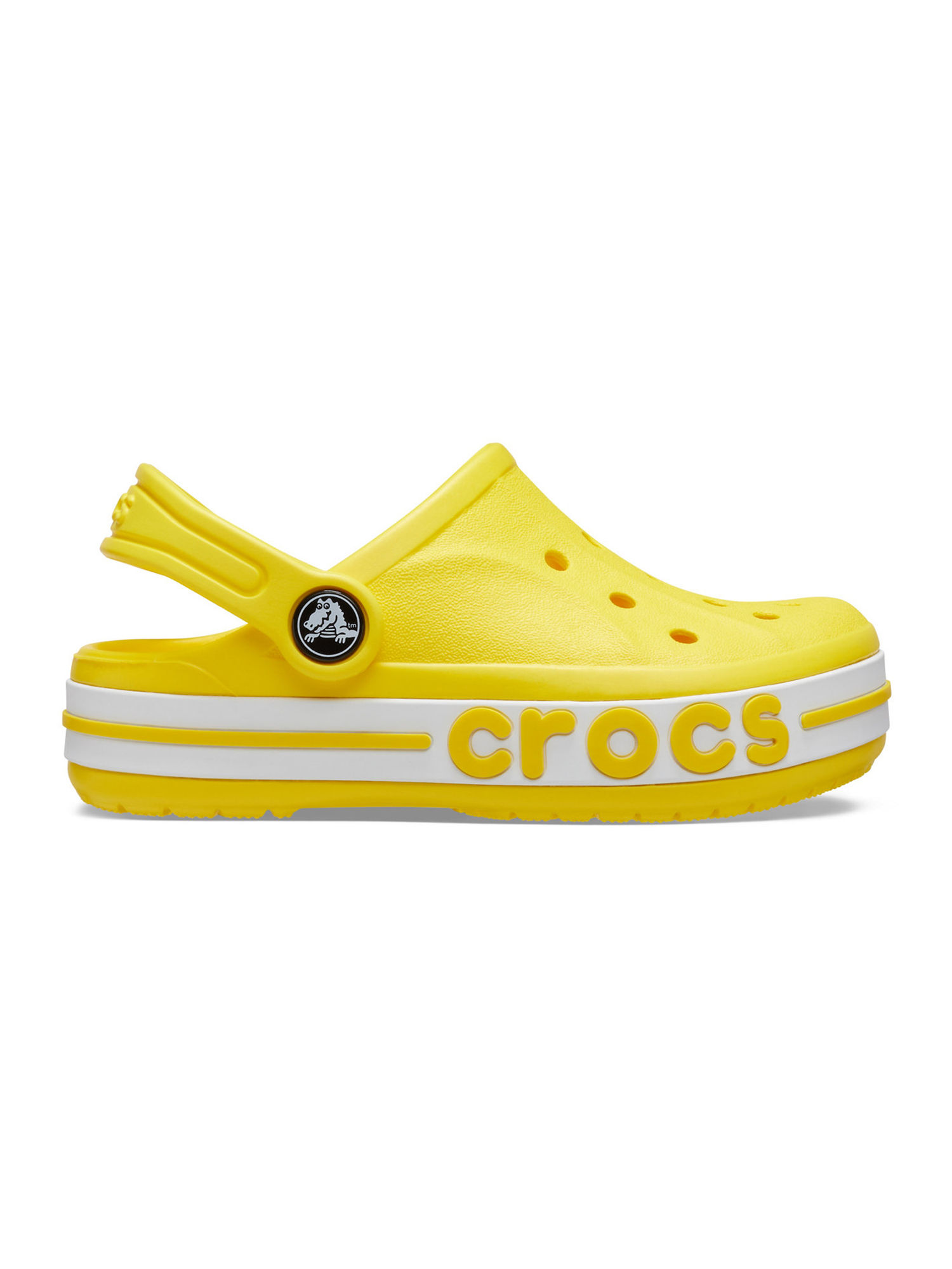 Crocs Yellow Bayaband Unisex Kids Clogs: Buy Crocs Yellow Bayaband ...