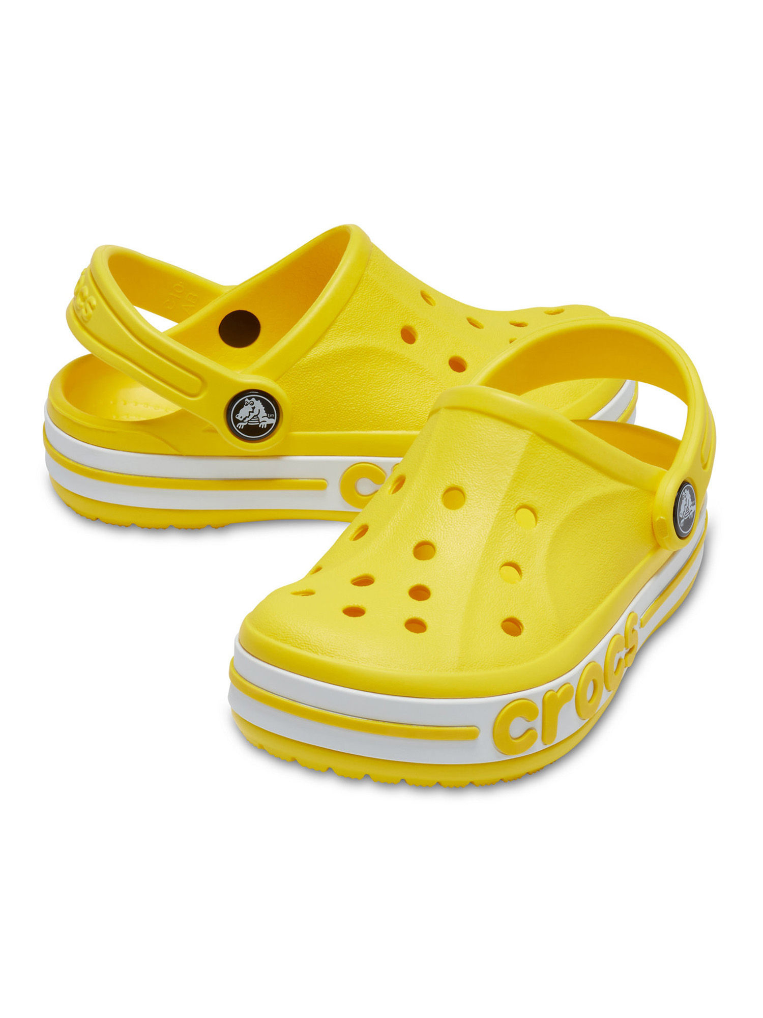 Crocs Yellow Bayaband Unisex Kids Clogs: Buy Crocs Yellow Bayaband ...