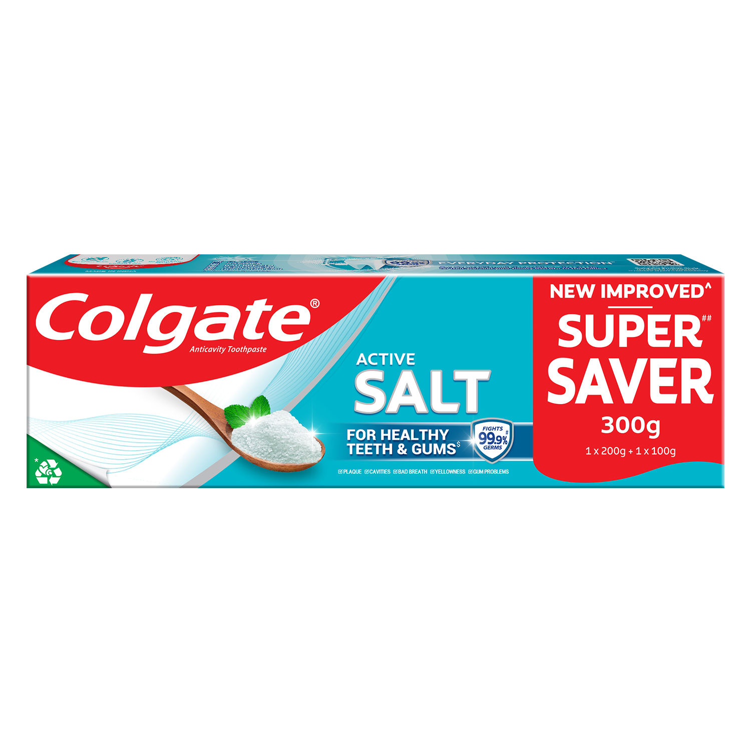 Buy Colgate Active Salt Toothpaste, Germ Fighting Toothpaste For ...