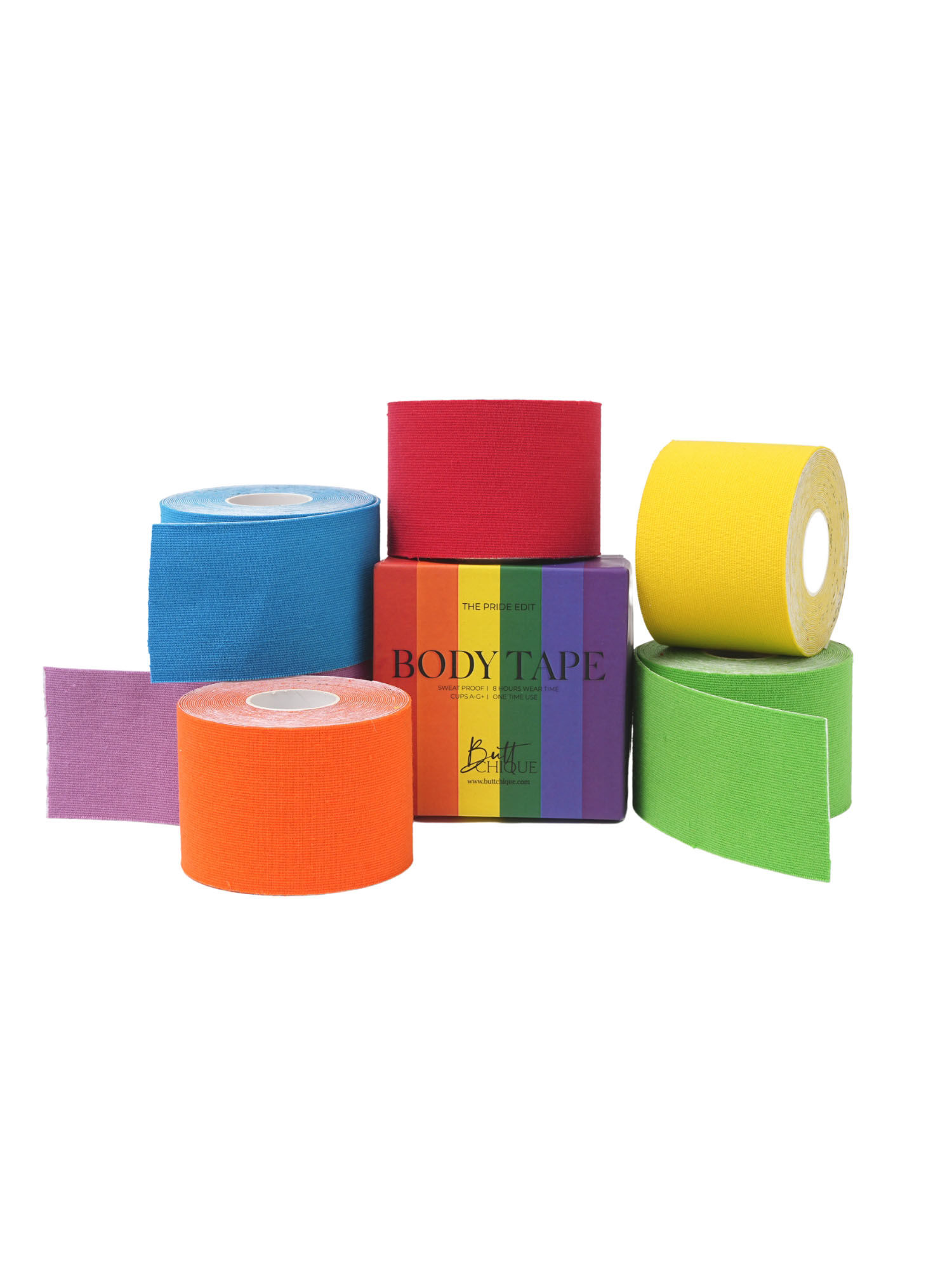 Buy ButtChique Pride Edit Orange Body Tape -5 Meter Roll Lifts Your ...