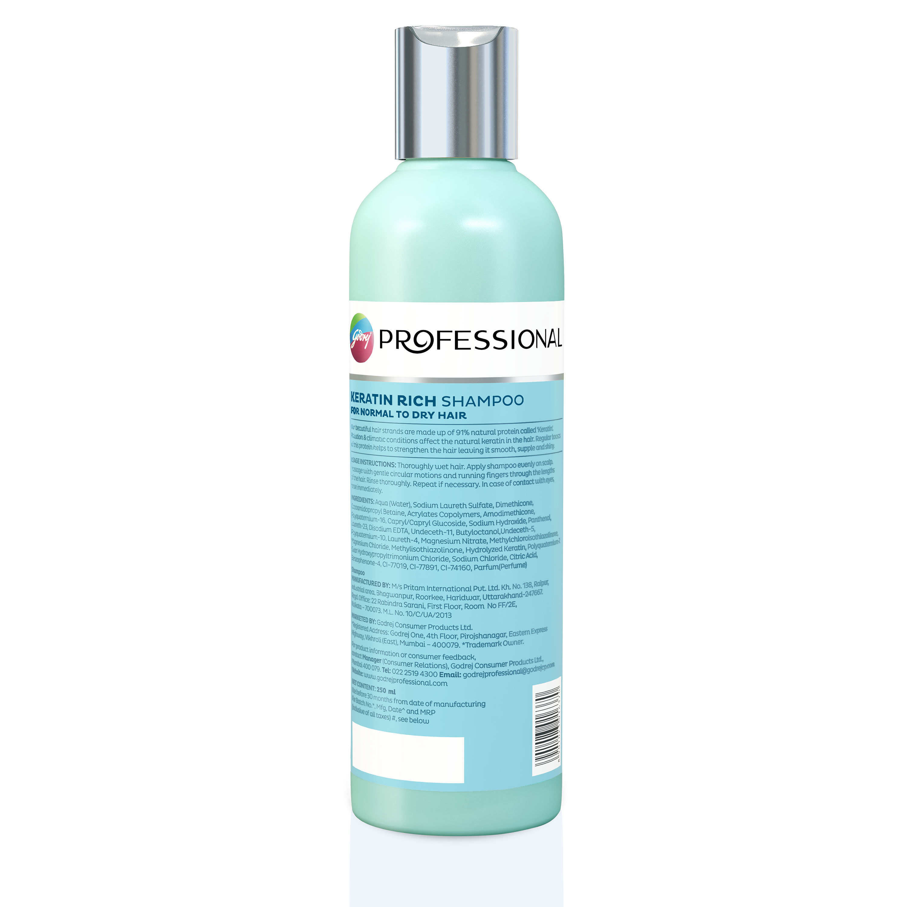 Godrej Professional Keratin Rich Shampoo with Hydrolysed Keratin, for ...