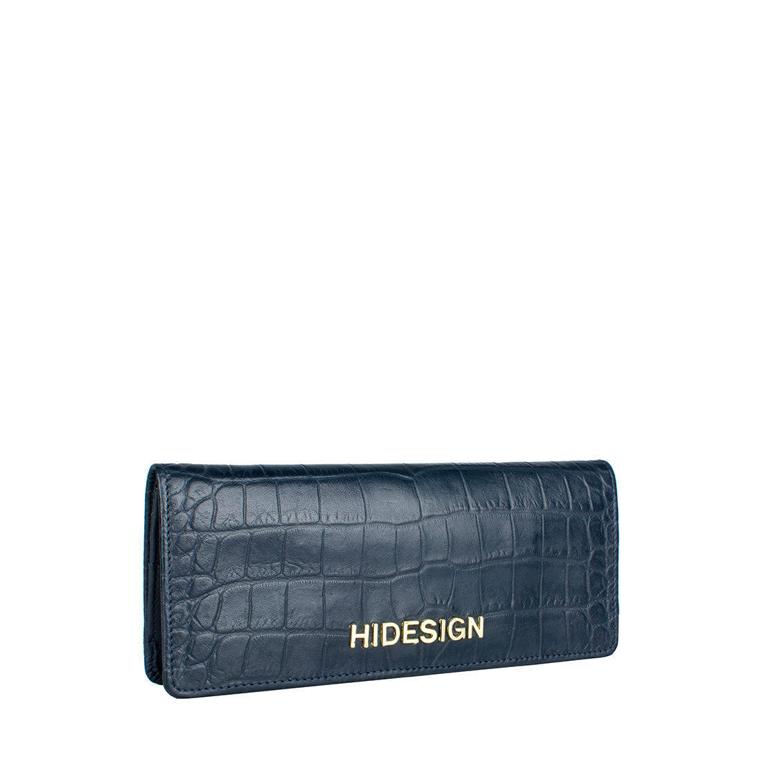 Buy Hidesign Carly W2 (Rf) Blue Wallet Online