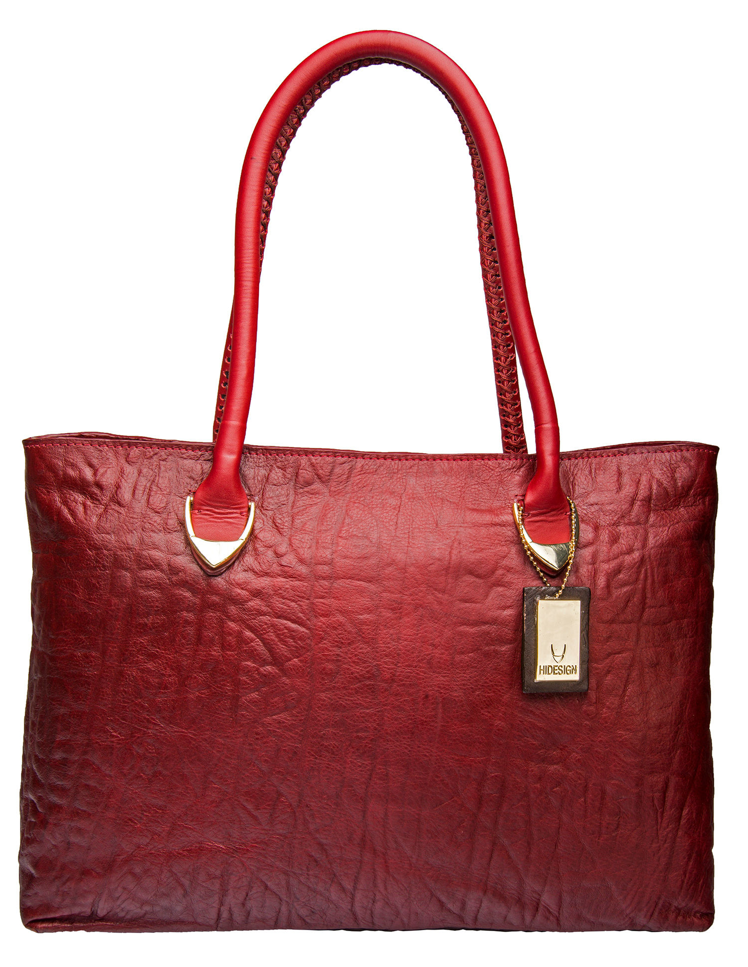 Buy Hidesign Yangtze 02 Red Tote Online