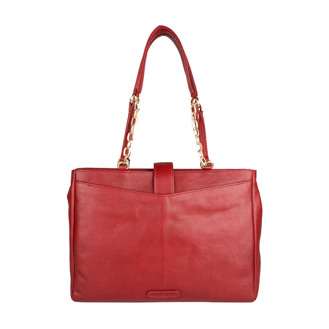 Buy Hidesign Azha 01 Red Hand Bag Online