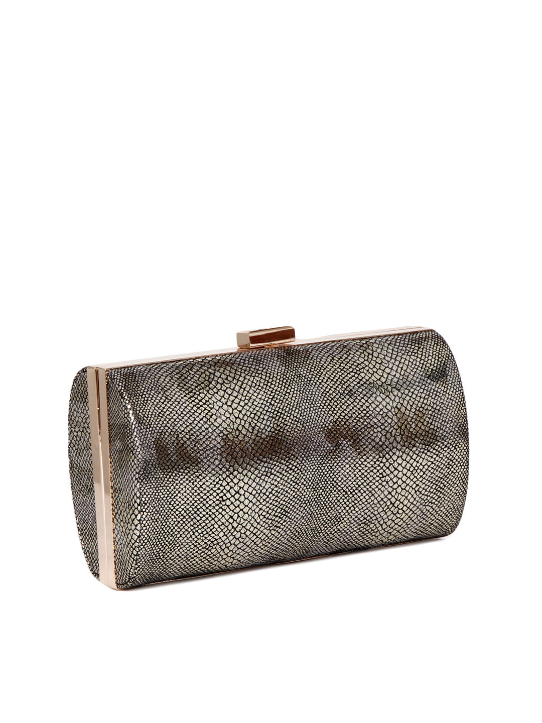 Buy Toniq Gold Box Clutch Online