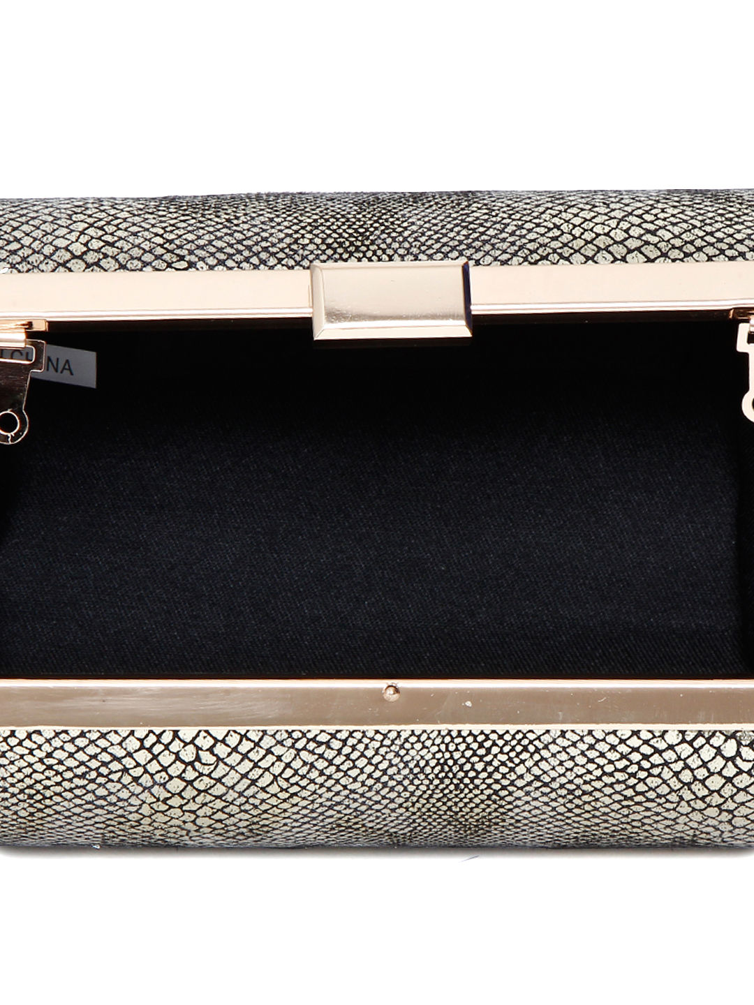 Buy Toniq Gold Box Clutch Online