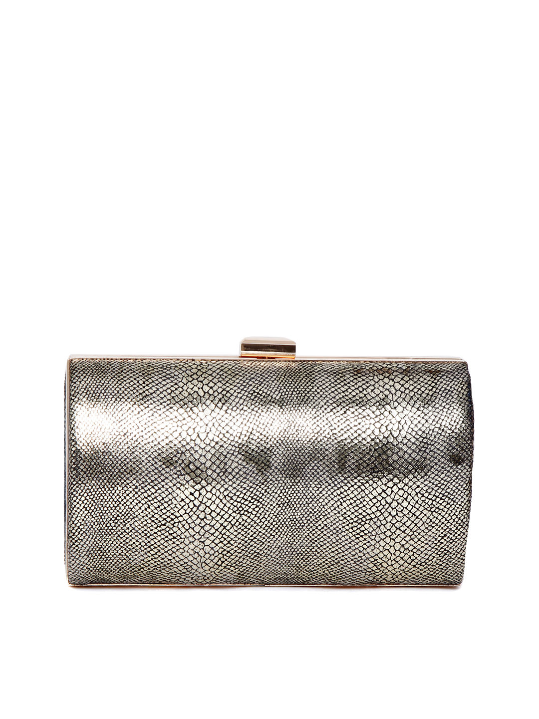 Buy Toniq Gold Box Clutch Online