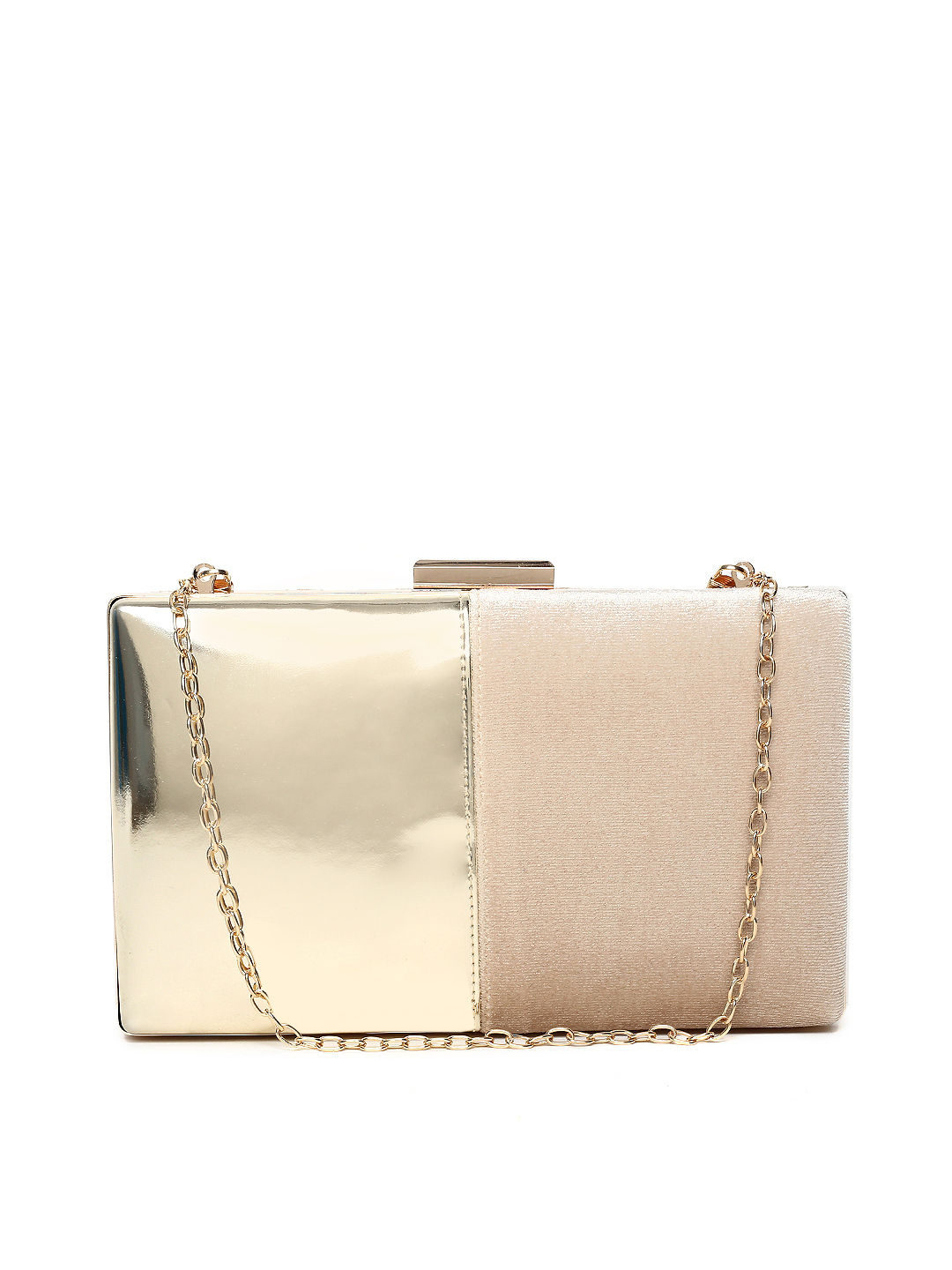 Toniq Gold Twain Statement Clutch: Buy Toniq Gold Twain Statement ...