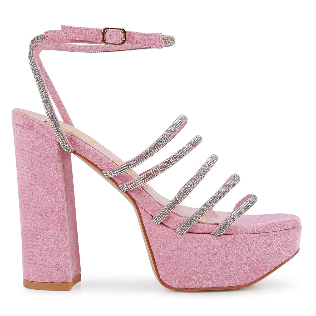 Buy London Rag Embellished Pink Heels Online
