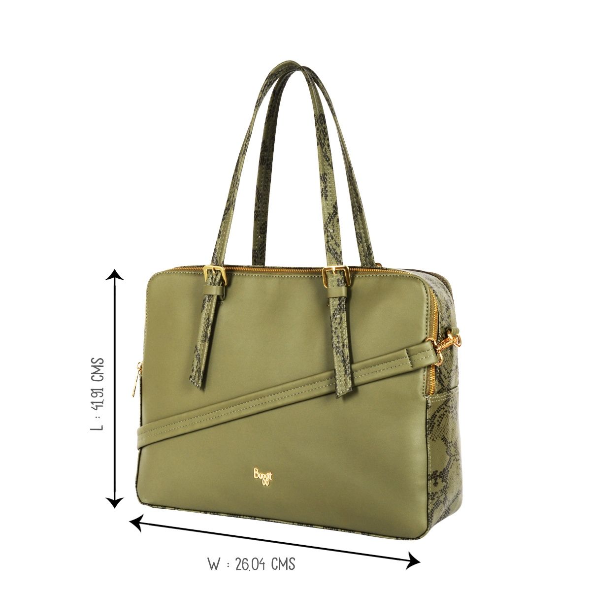 Buy Baggit Cal Green Large Laptop Bag Online