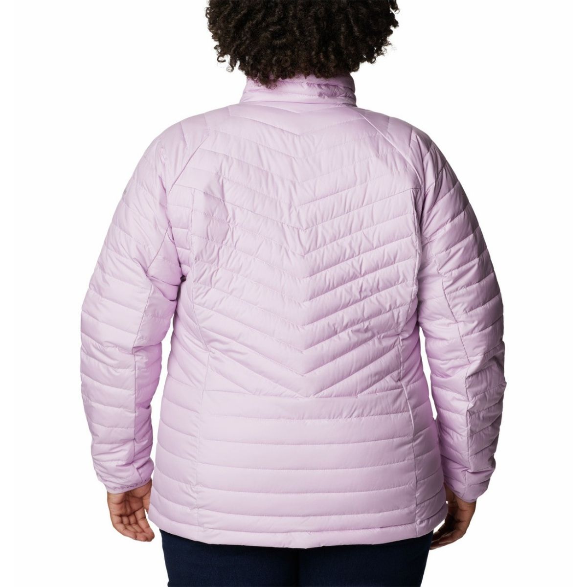 Columbia Women Purple Full Sleeve Powder Lite II Full Zip Jacket: Buy ...