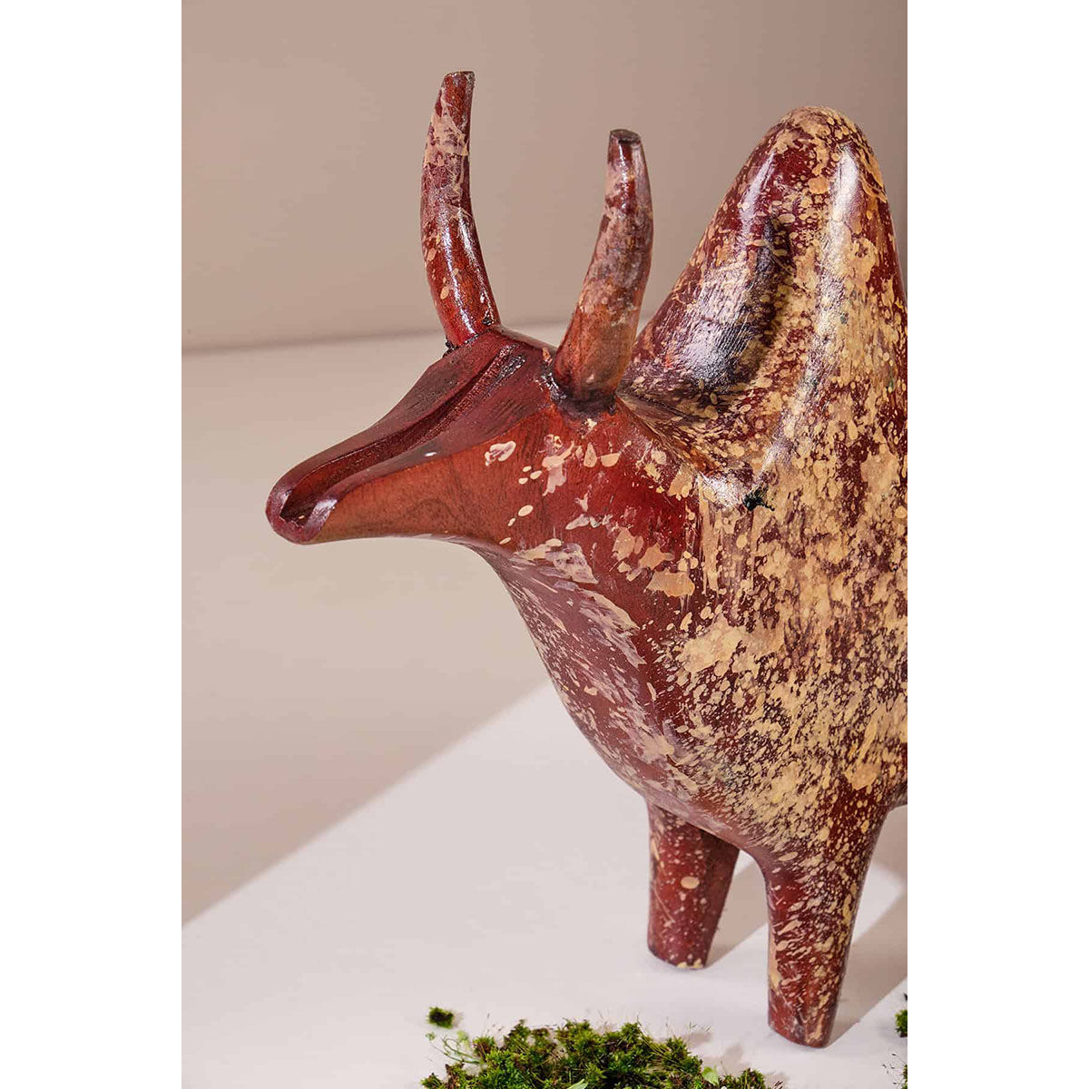 Buy Freedom Tree Indus Bull Wood Animal Figurine Online