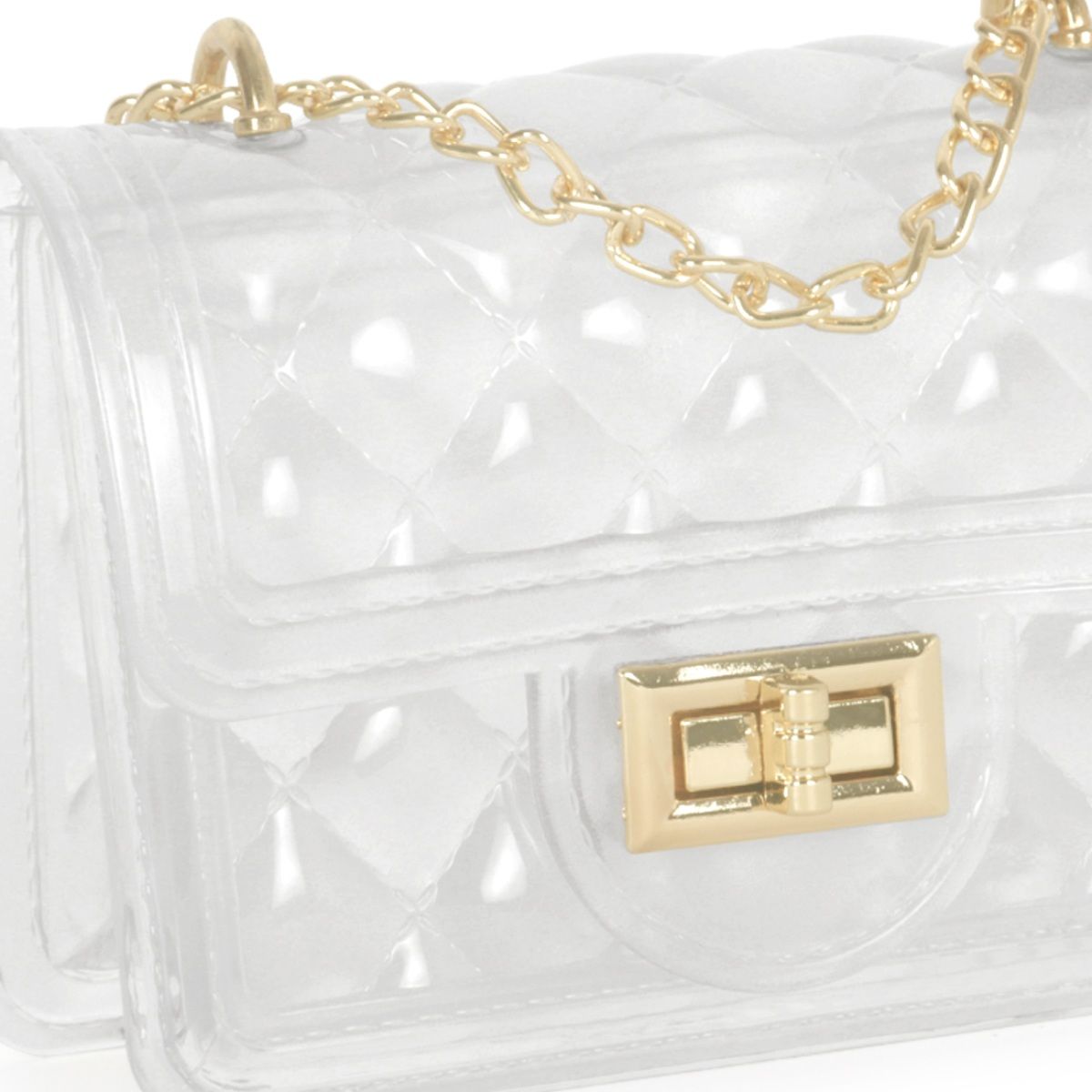 Buy London Rag Clear Quilted Sling Bag Online