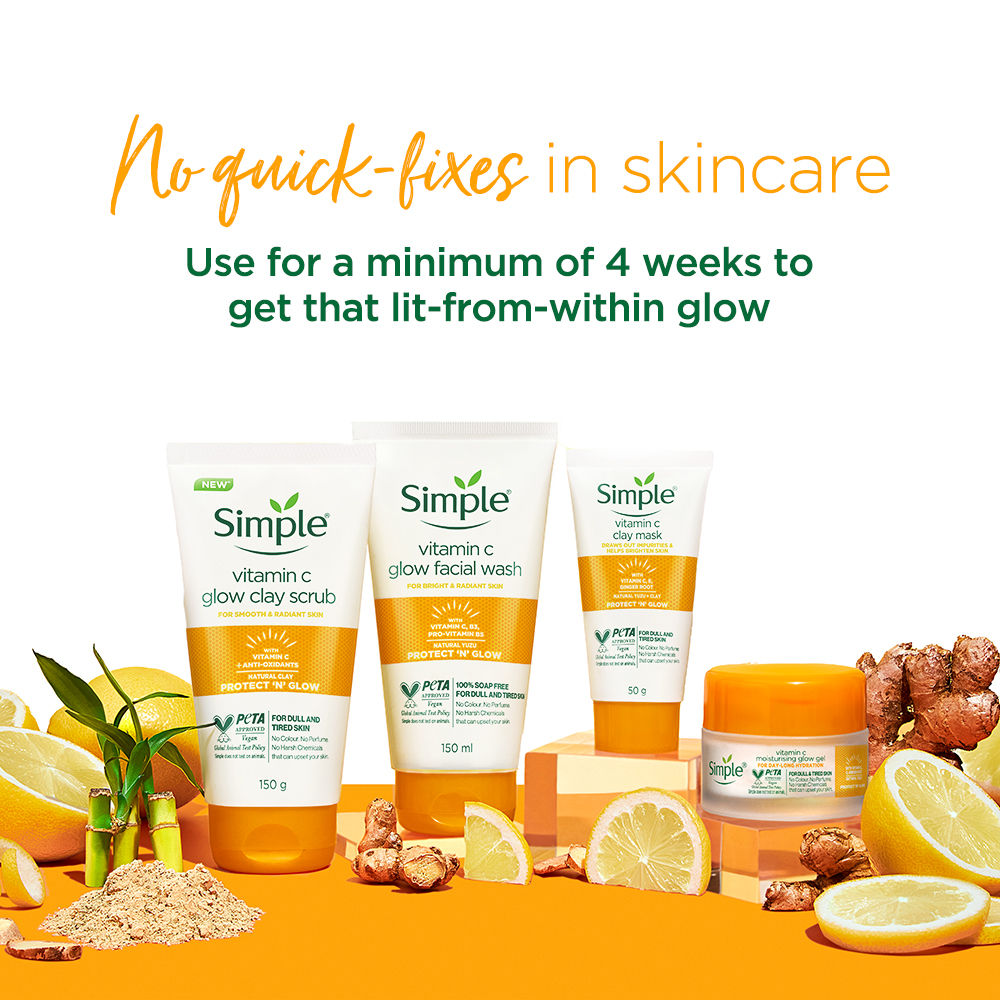 Buy Simple Protect N Glow Vitamin C Facial Wash Online