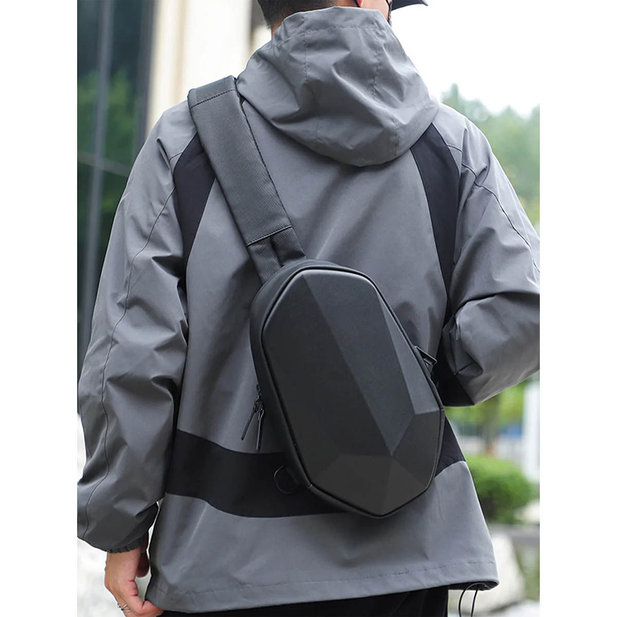 Buy Inkmilan Mens Hard Shell Nomad Backpack - Black Online