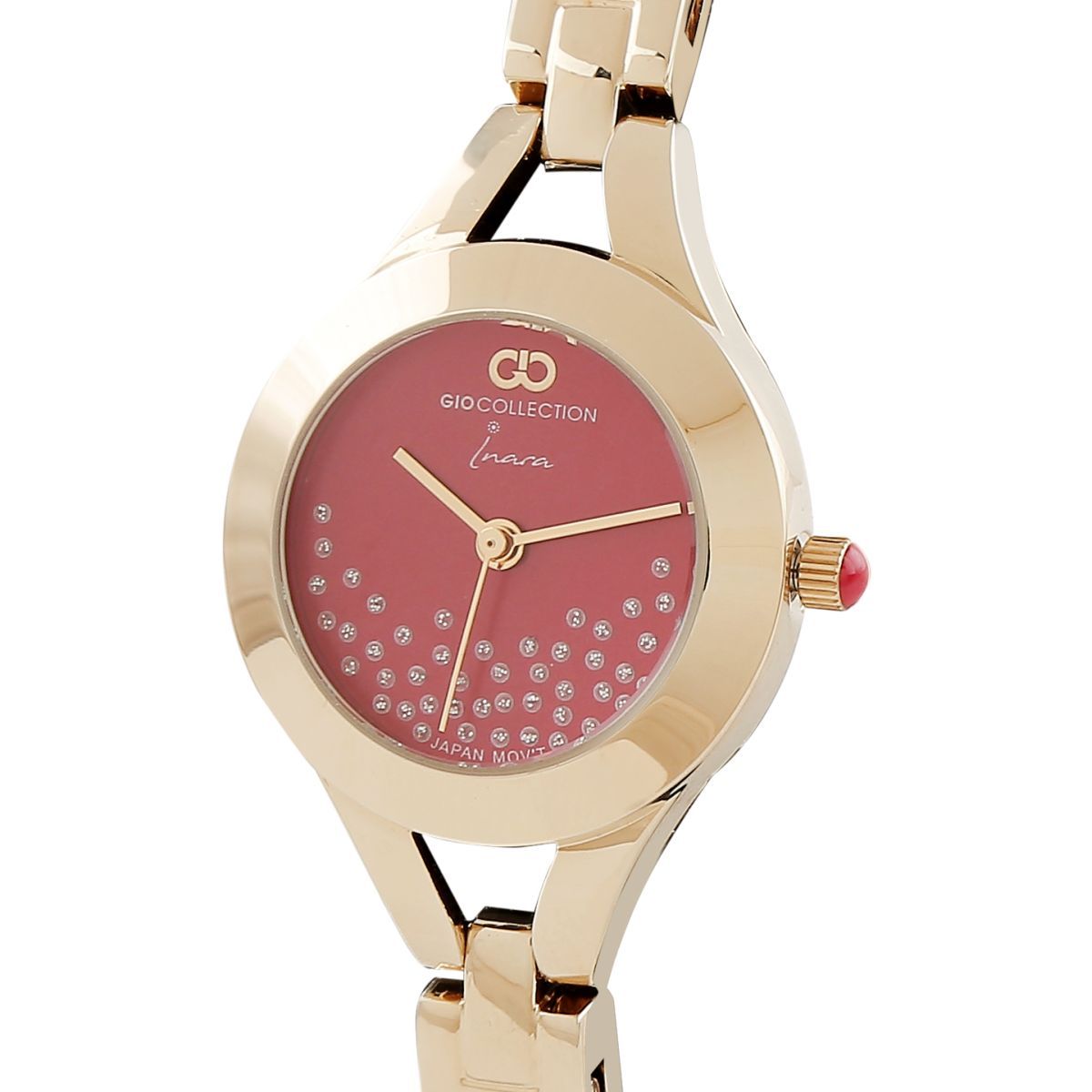 Gio Collection Analog Red Dial Women's Watch: Buy Gio Collection Analog Red Dial Women's Watch ...