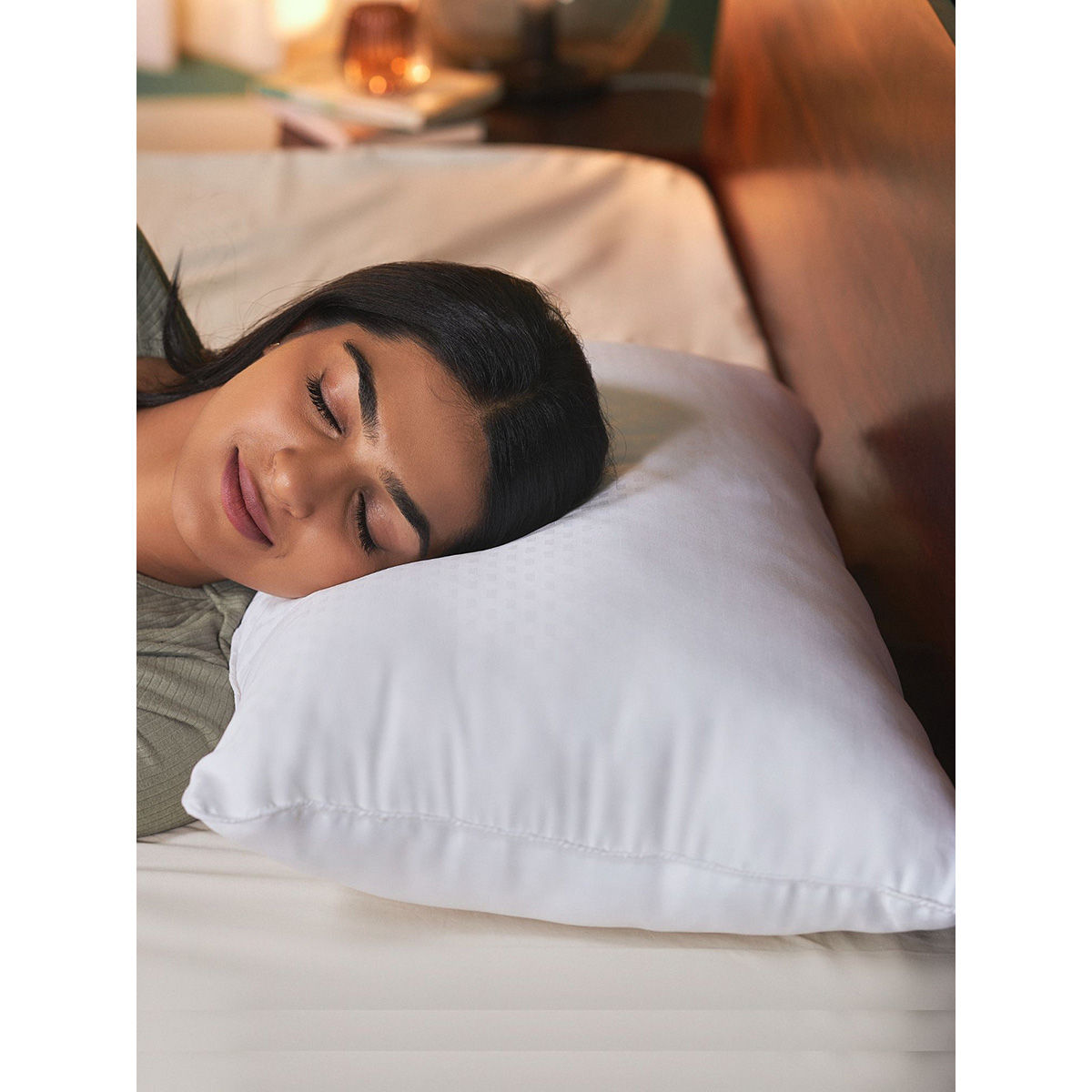 Buy duroflex Bliss Lightweight Fibre Pillow with Breathable Fabric Pack of 2 Online
