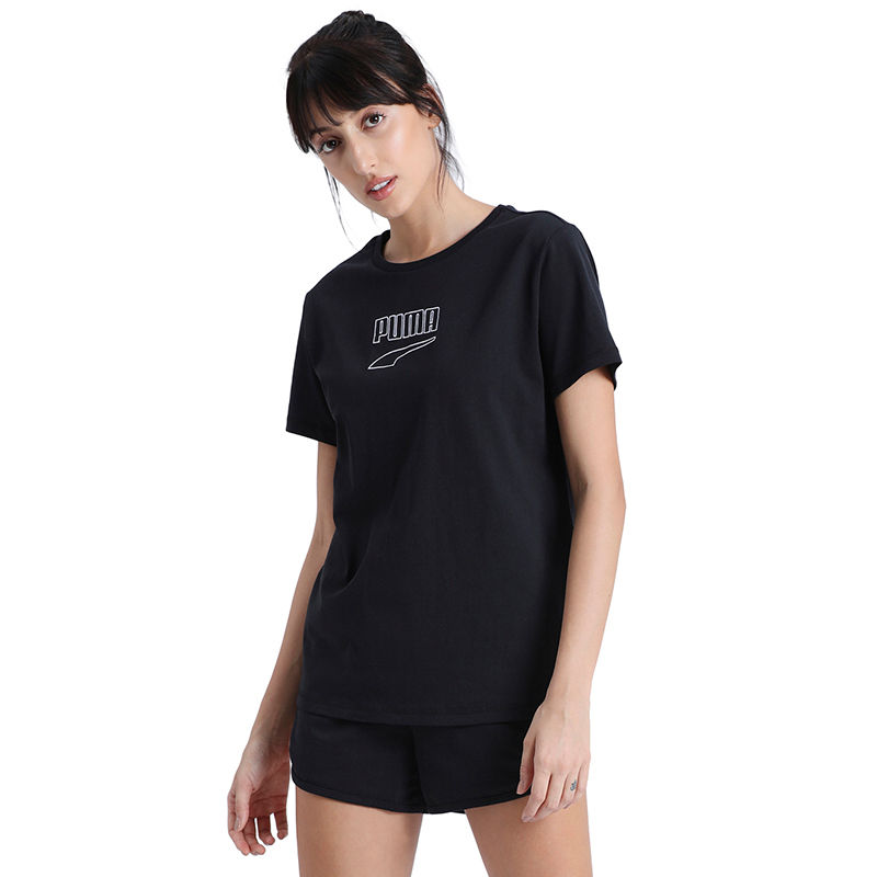 Buy Puma Downtown Tee - Black Online