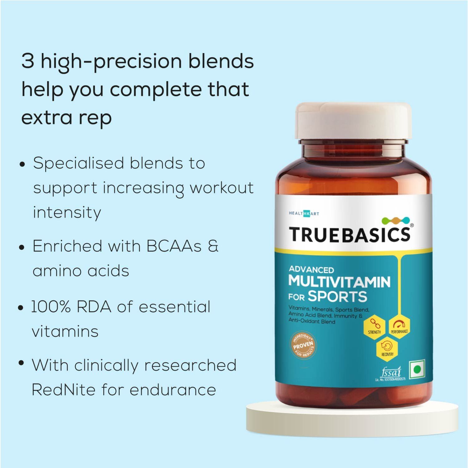 Buy TrueBasics Multivit Sport Multivitamin Tablets Online