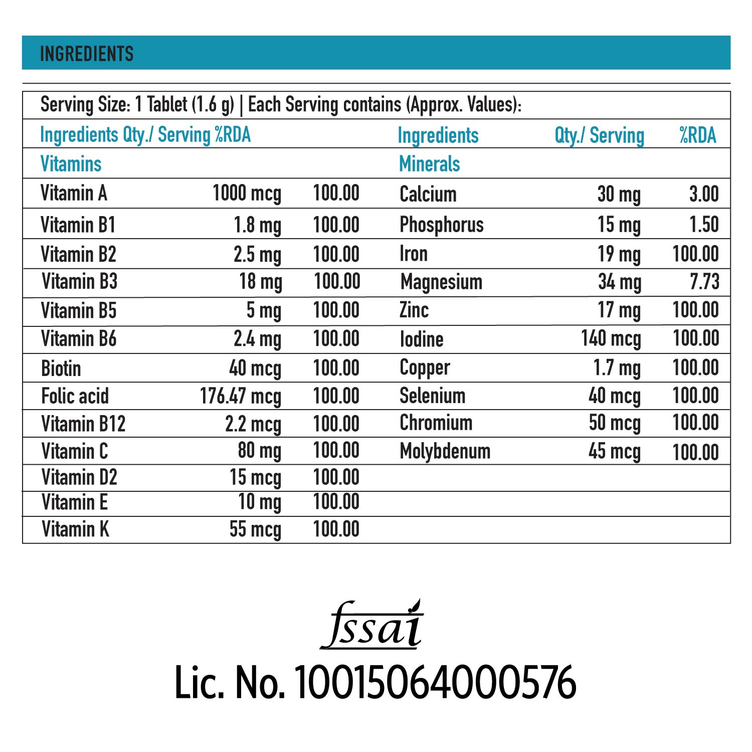 Buy TrueBasics Multivit Sport Multivitamin Tablets Online