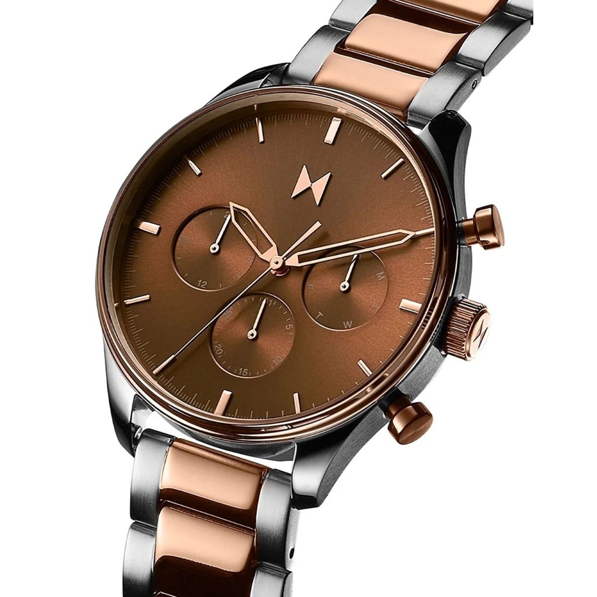 Buy MVMT AIRHAWK Swiss Analog Multifunction Brown Round Men Watch ...