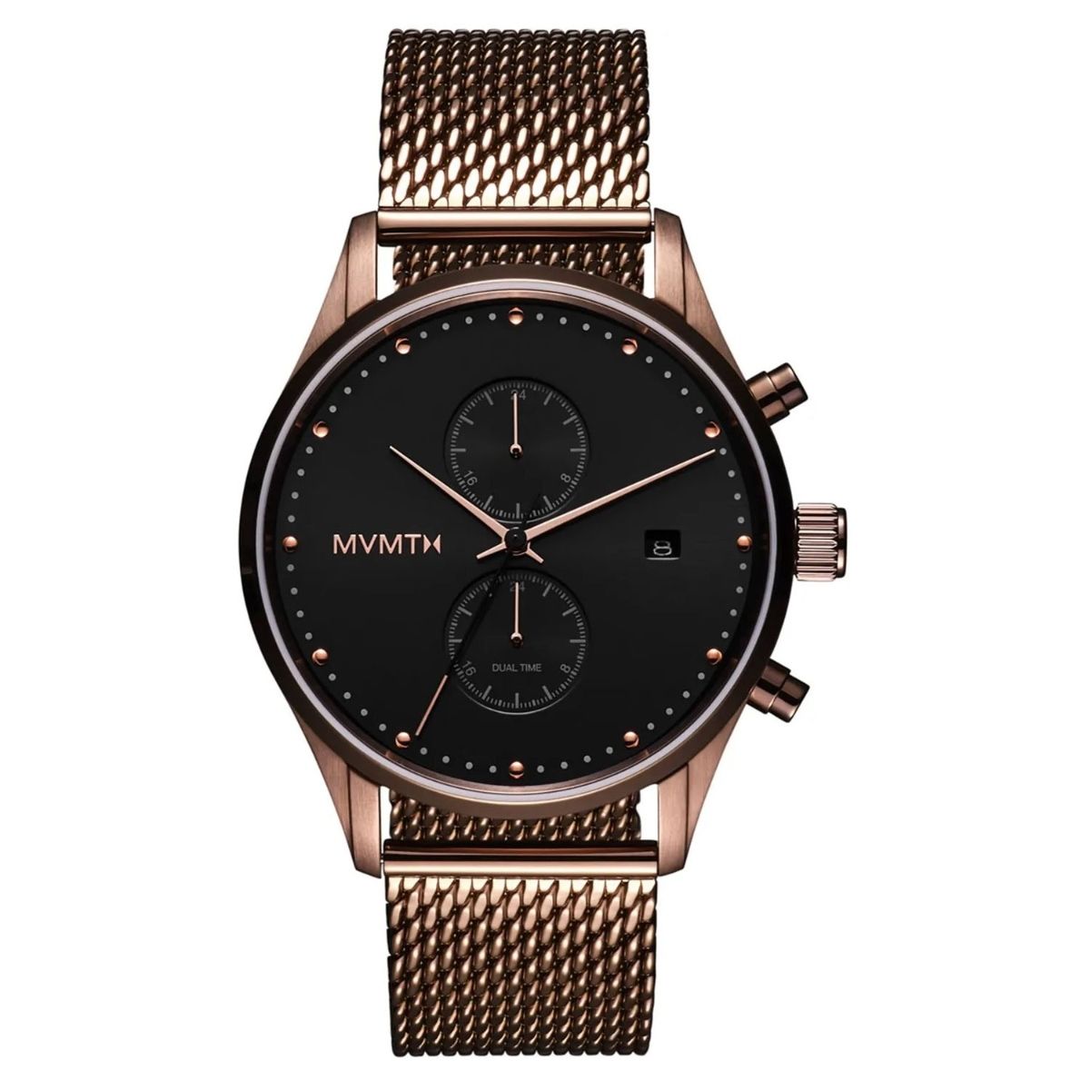 Buy MVMT VOYAGER Swiss Analog Multifunction Black Round Men Watch ...