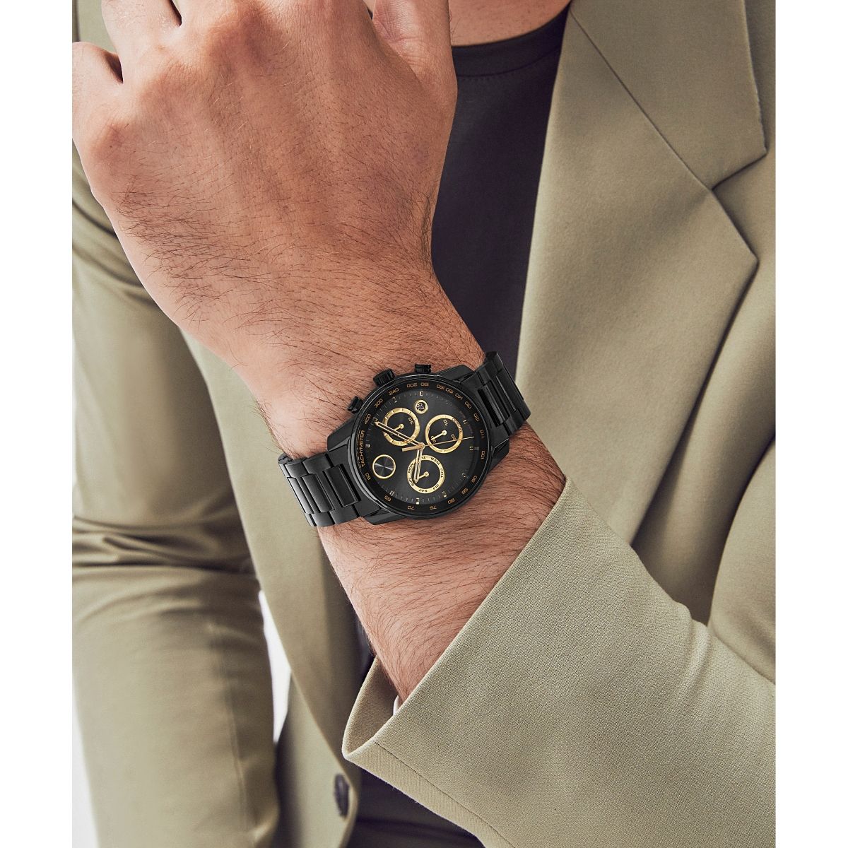 Buy Movado BOLD Swiss Chronograph Black Round Men Watch - 3600906 (M ...