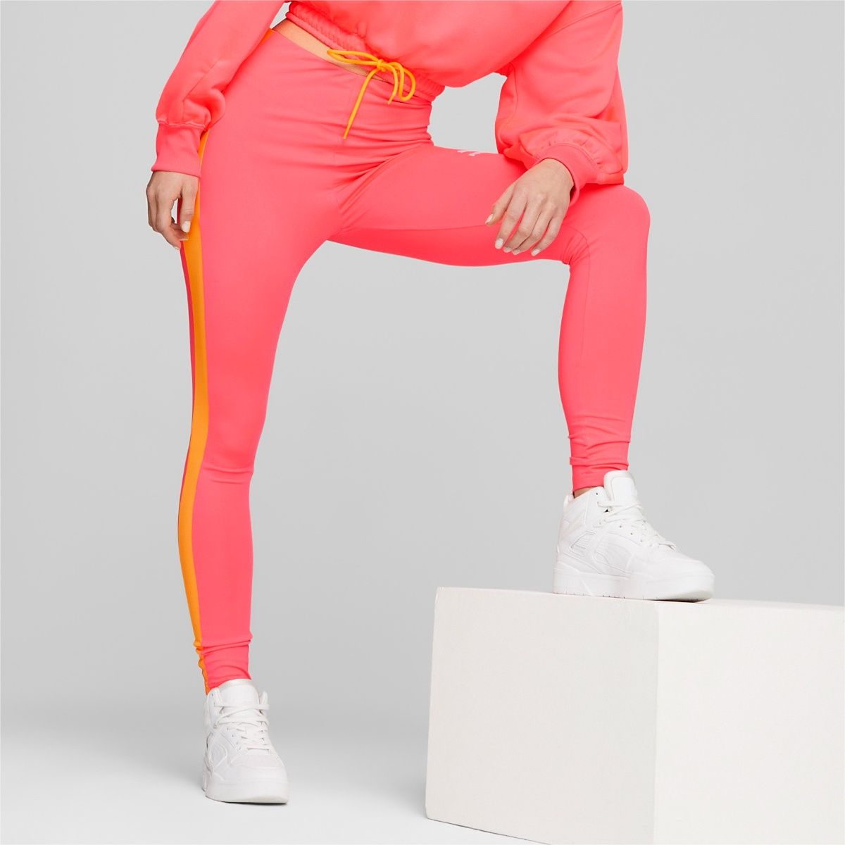 Puma Summer Squeeze Women Pink Leggings: Buy Puma Summer Squeeze Women ...