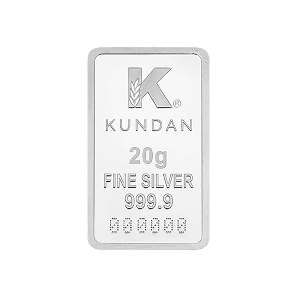 Kundan 20g Silver Colour Bar (999.9) Taj Mahal: Buy Kundan 20g Silver ...