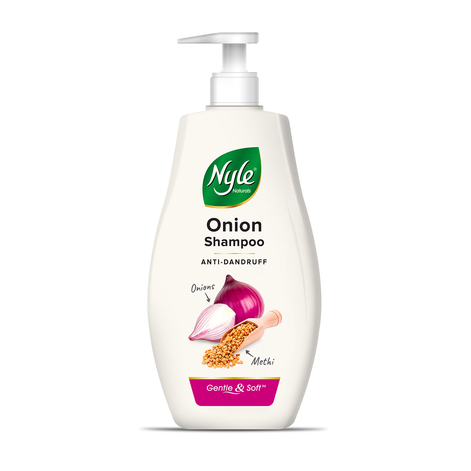 Buy Nyle Naturals Anti Dandruff Shampoo with Goodness Of Onion & Methi ...