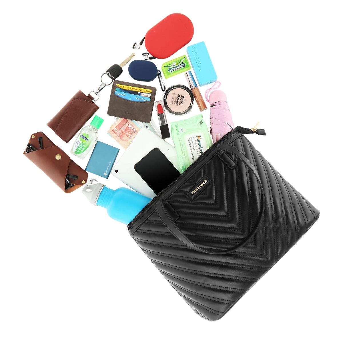 Buy Fastrack Black Tote Bag Online