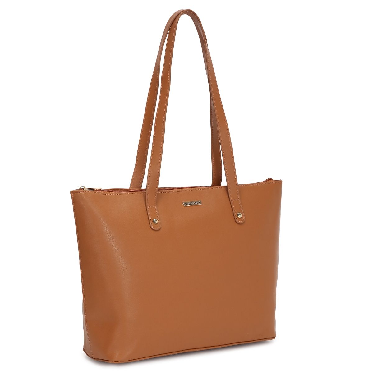 Buy Fastrack Tan Spacious Tote Bag for Women Online
