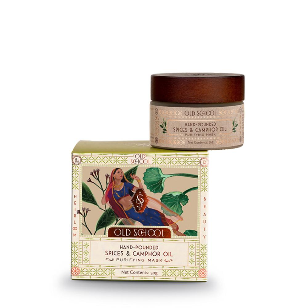 Buy Old School Hand-Pounded Spices And Camphor Oil Purifying Mask Online