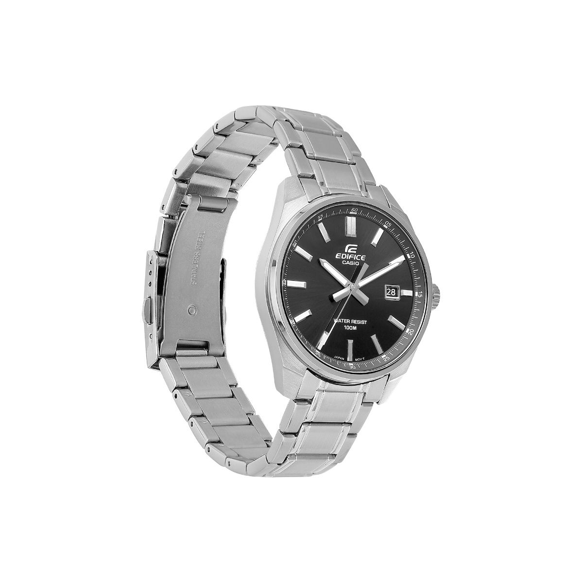 Buy Casio Men Edifice Black Dial Analog Stainless Steel Watch - EFV ...