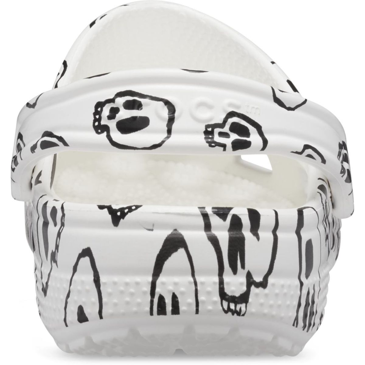 Buy Crocs Classic White Printed Unisex Adult Clogs Online