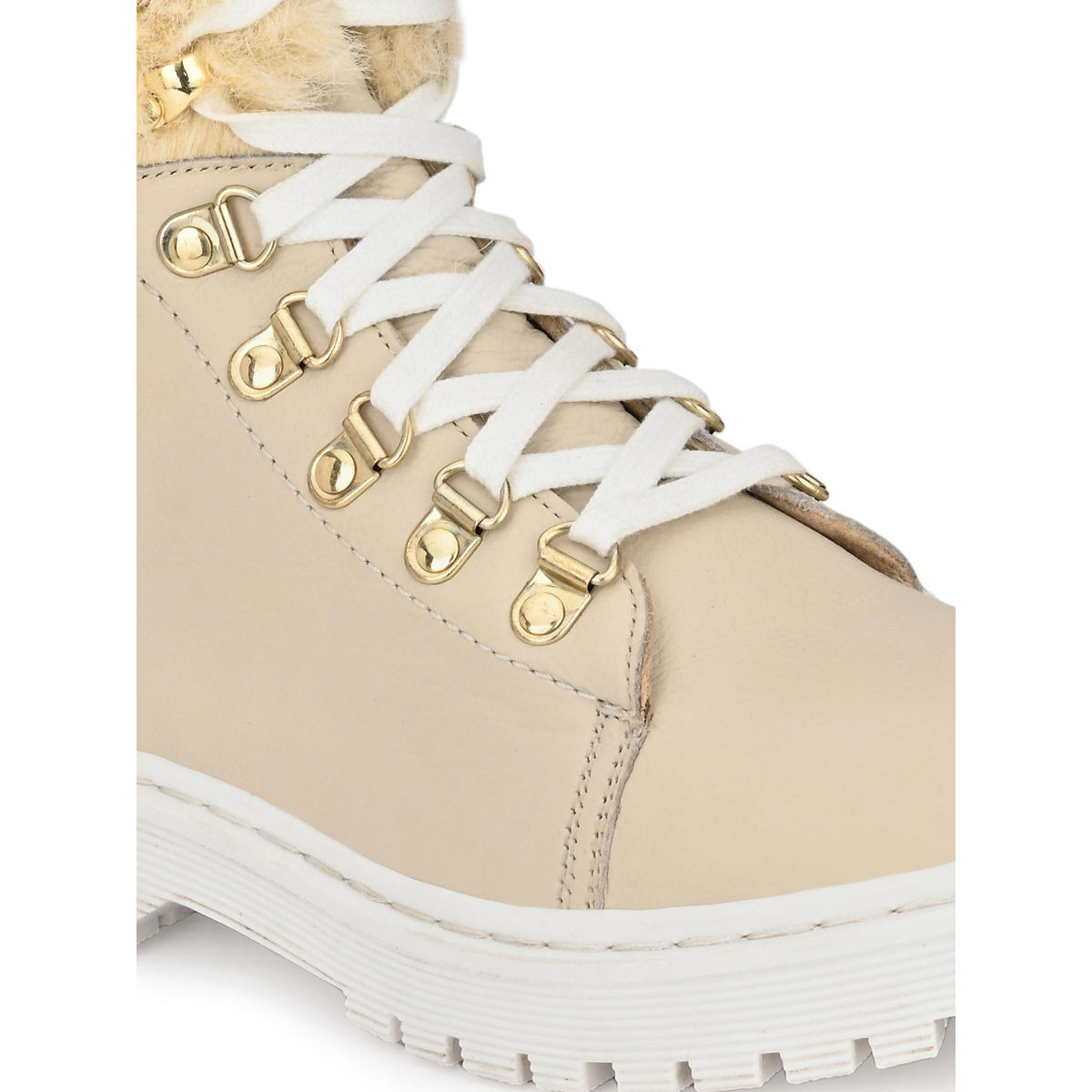 Buy Delize Womens Off-white Darby Boots Online