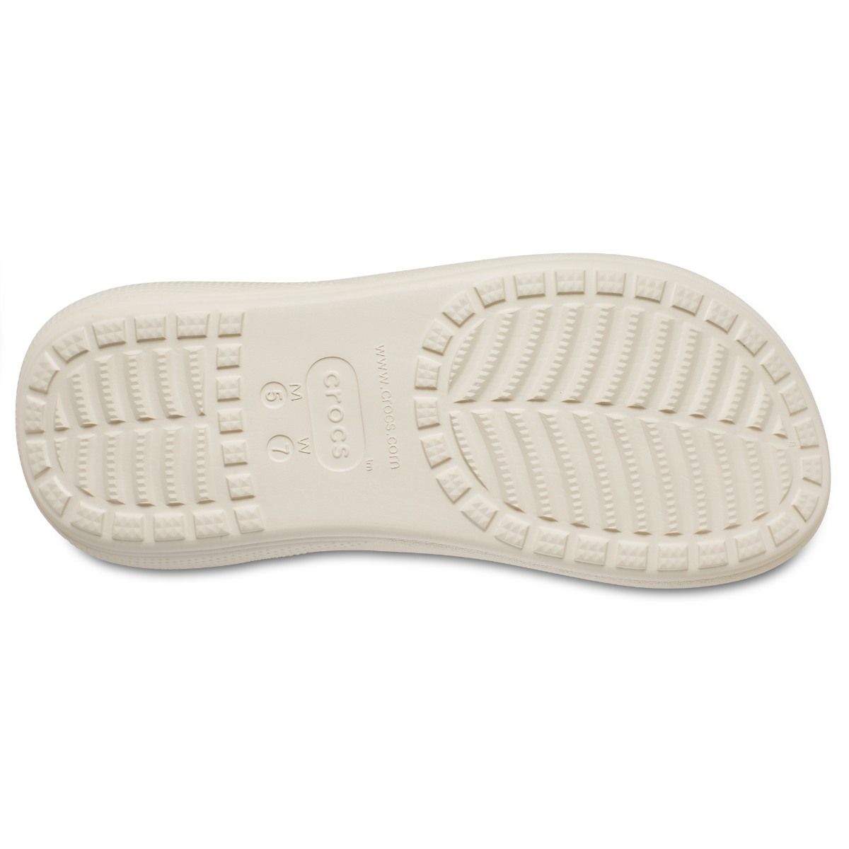 Buy Crocs Unisex Cream Sliders Online
