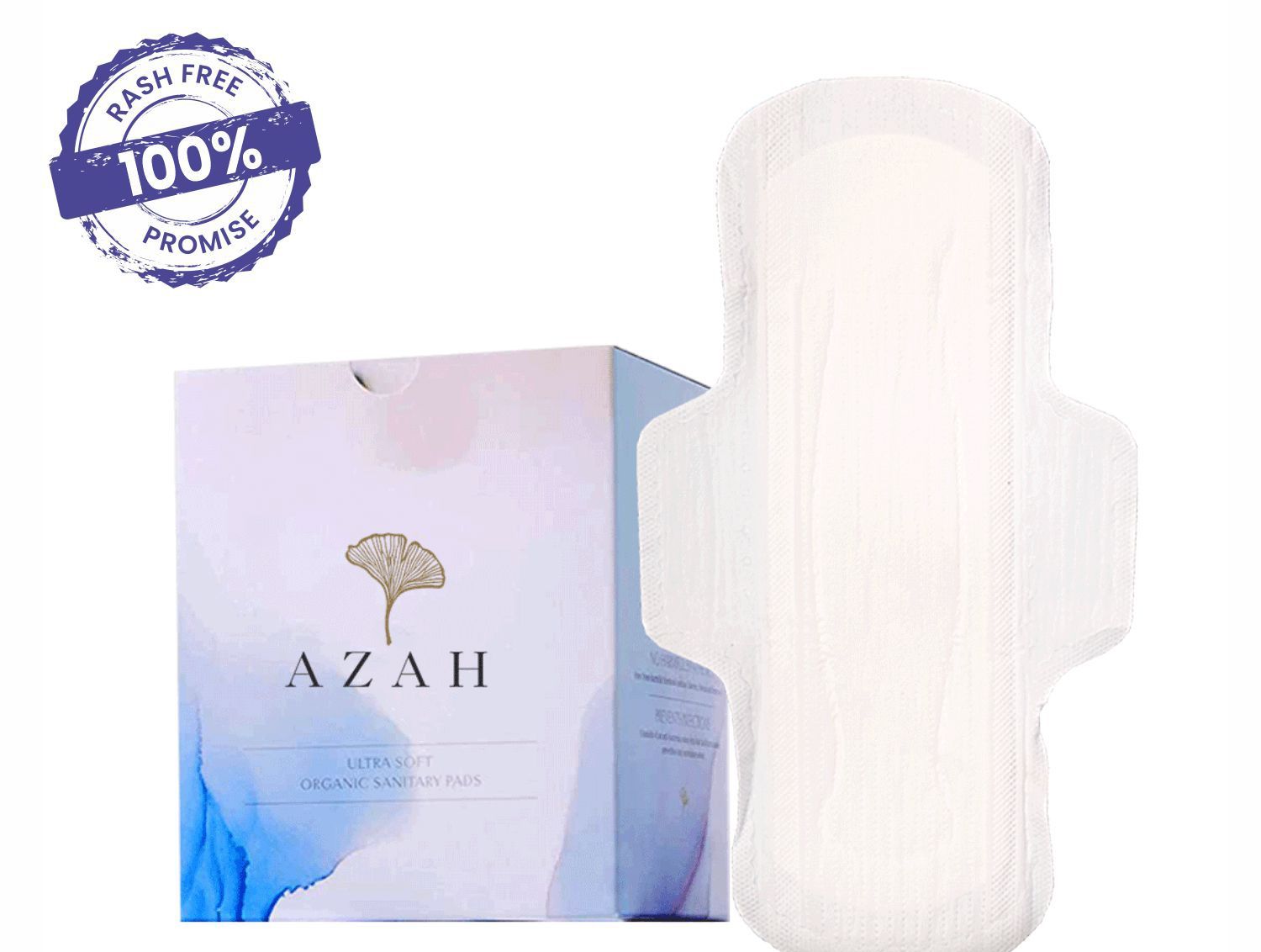 Azah Ultra Soft Organic Sanitary Pad Box of 8 Sanitary Pads - All XL ...