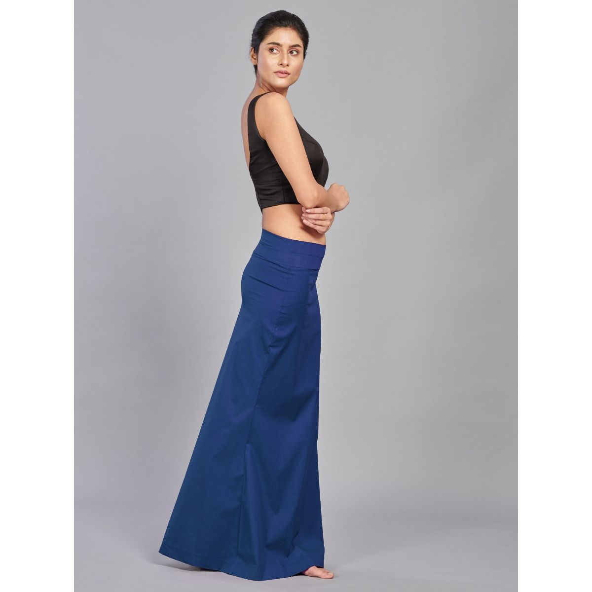 I AM BY DOLLYJAIN Cotton Lycra D'coat Blue: Buy I AM BY DOLLYJAIN ...