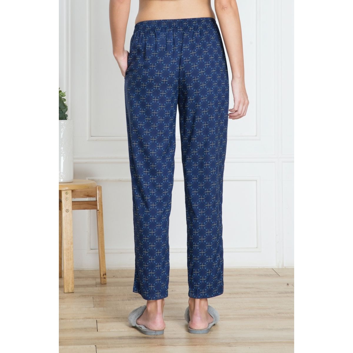 Van Heusen Women Functional Pocket & Ultra Soft Lounge Pyjamas - Blue ...
