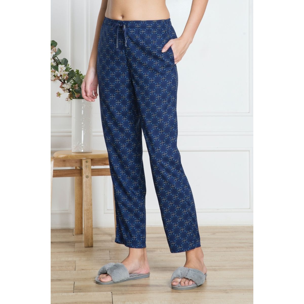Van Heusen Women Functional Pocket & Ultra Soft Lounge Pyjamas - Blue ...