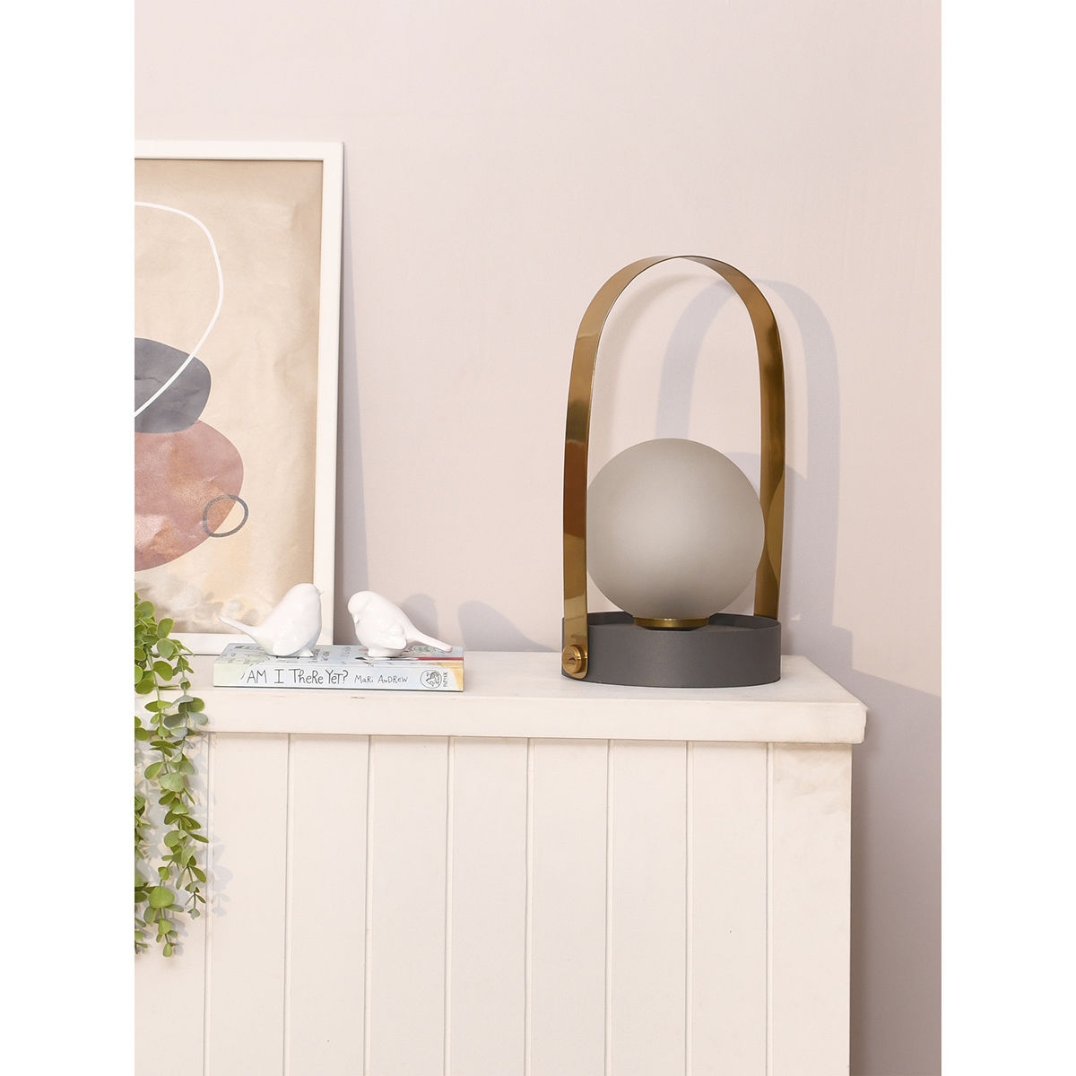 Buy Mason Home Nordic Grey Concave Lamp Online